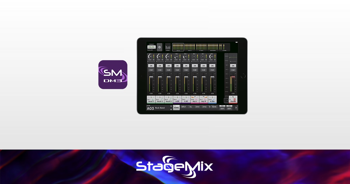 DM3 StageMix - Overview - Software - Professional Audio - Products - Yamaha - Canada - English